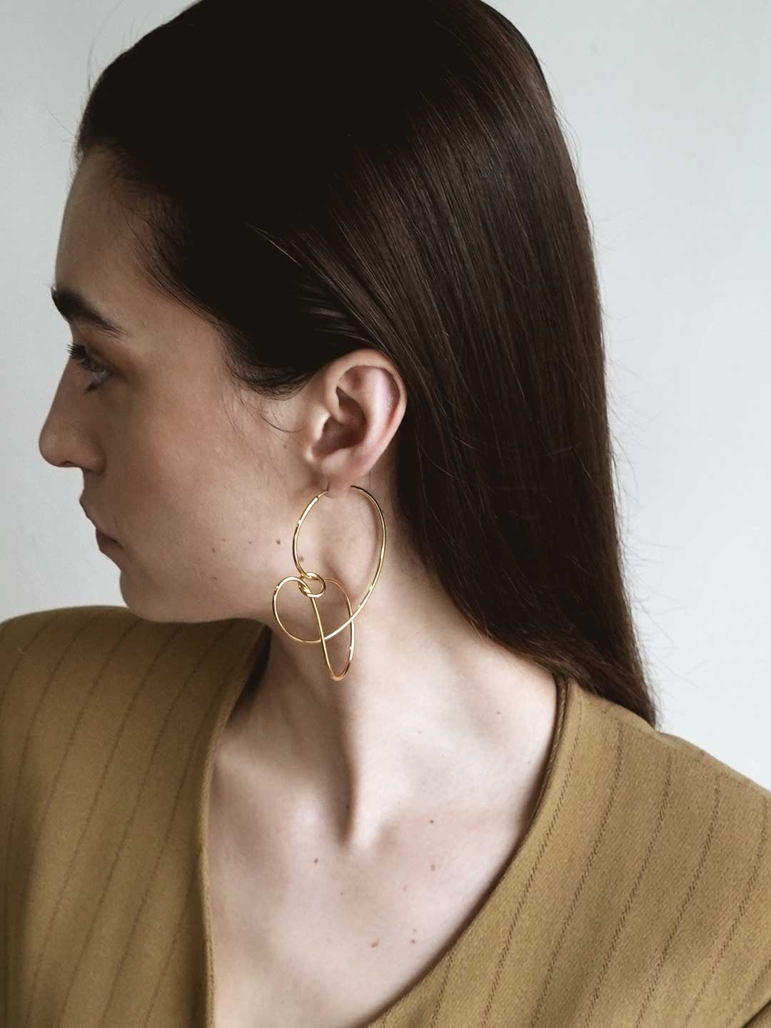 BARJEWELLERY(バージュエリー) | ピボット イヤリング - ゴールド | ESCAPERS ONLINE(エスケーパーズ ...