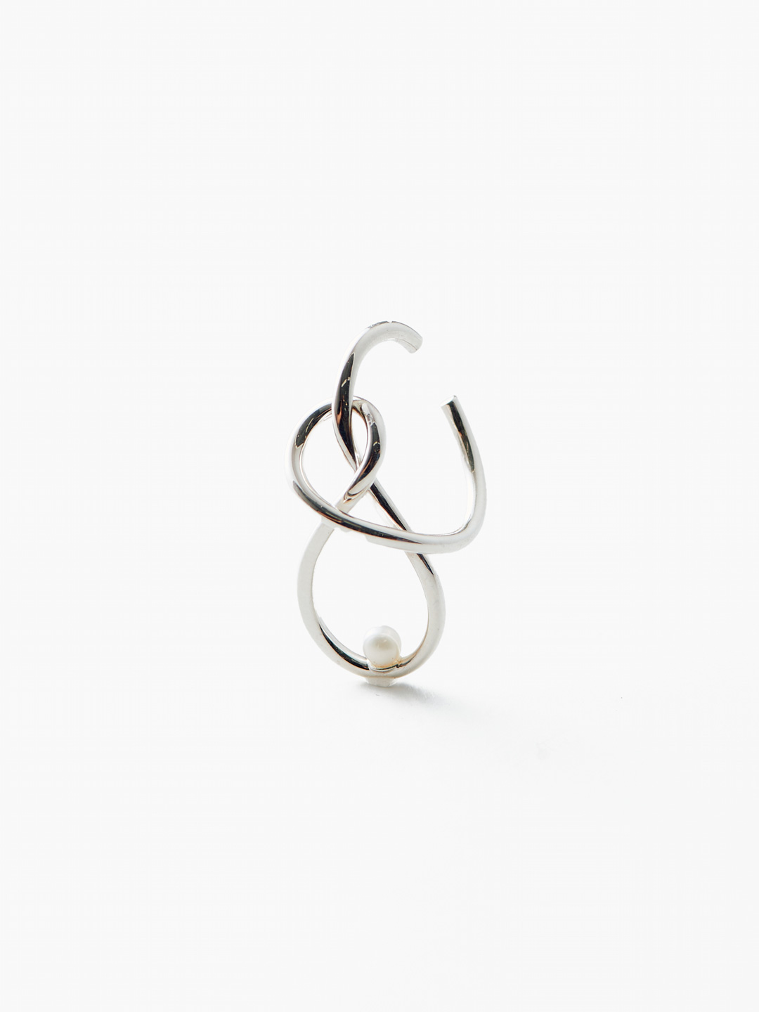 BARJEWELLERY(バージュエリー) | エブ アンド ロウ イア カフ ウィズ パール - シルバー | ESCAPERS ONLINE(エスケーパーズ オンライン)公式通販サイト