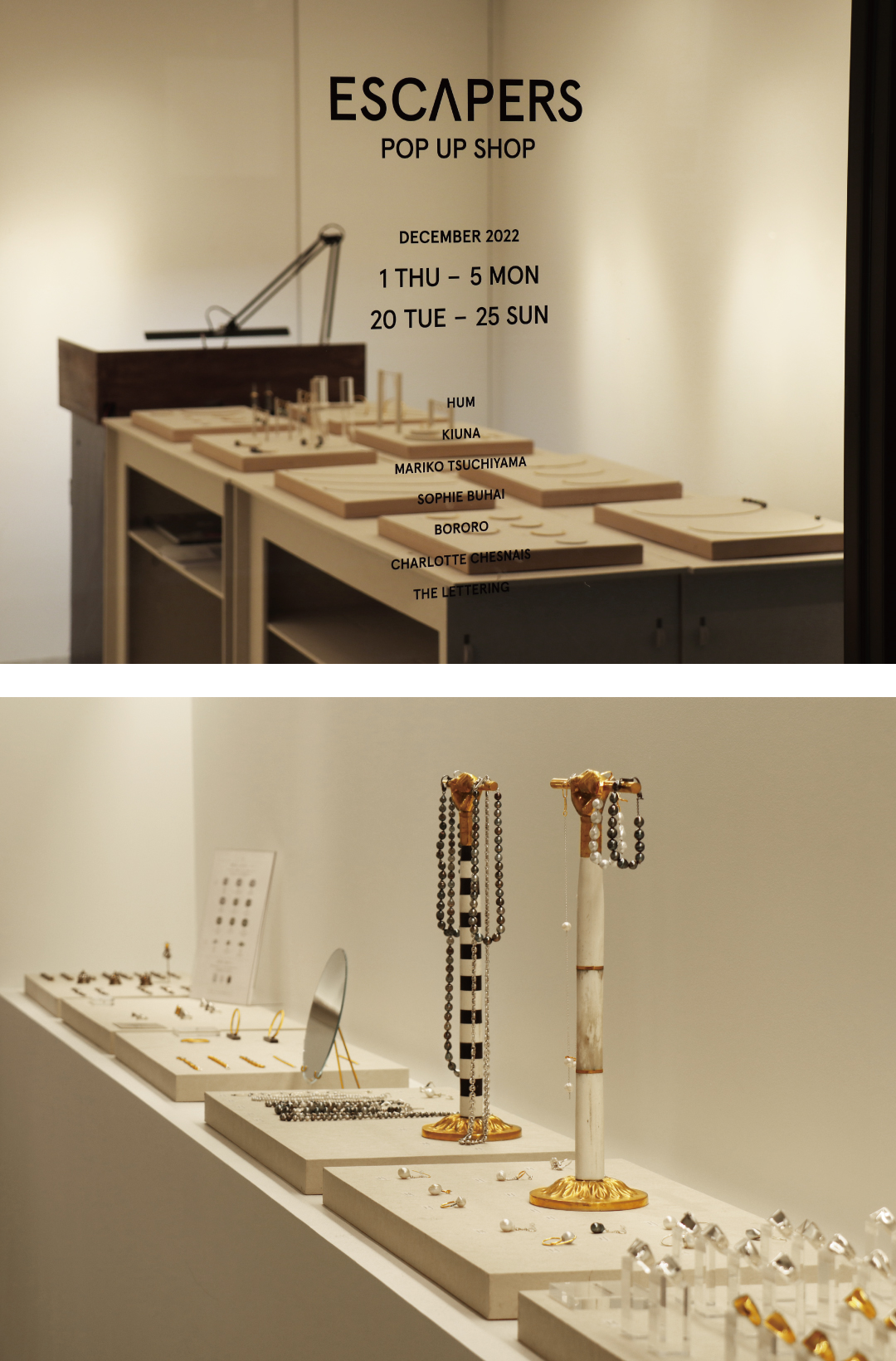 22AWジュエリーポップアップイベント開催 – ESCAPERS ONLINE 公式通販サイト